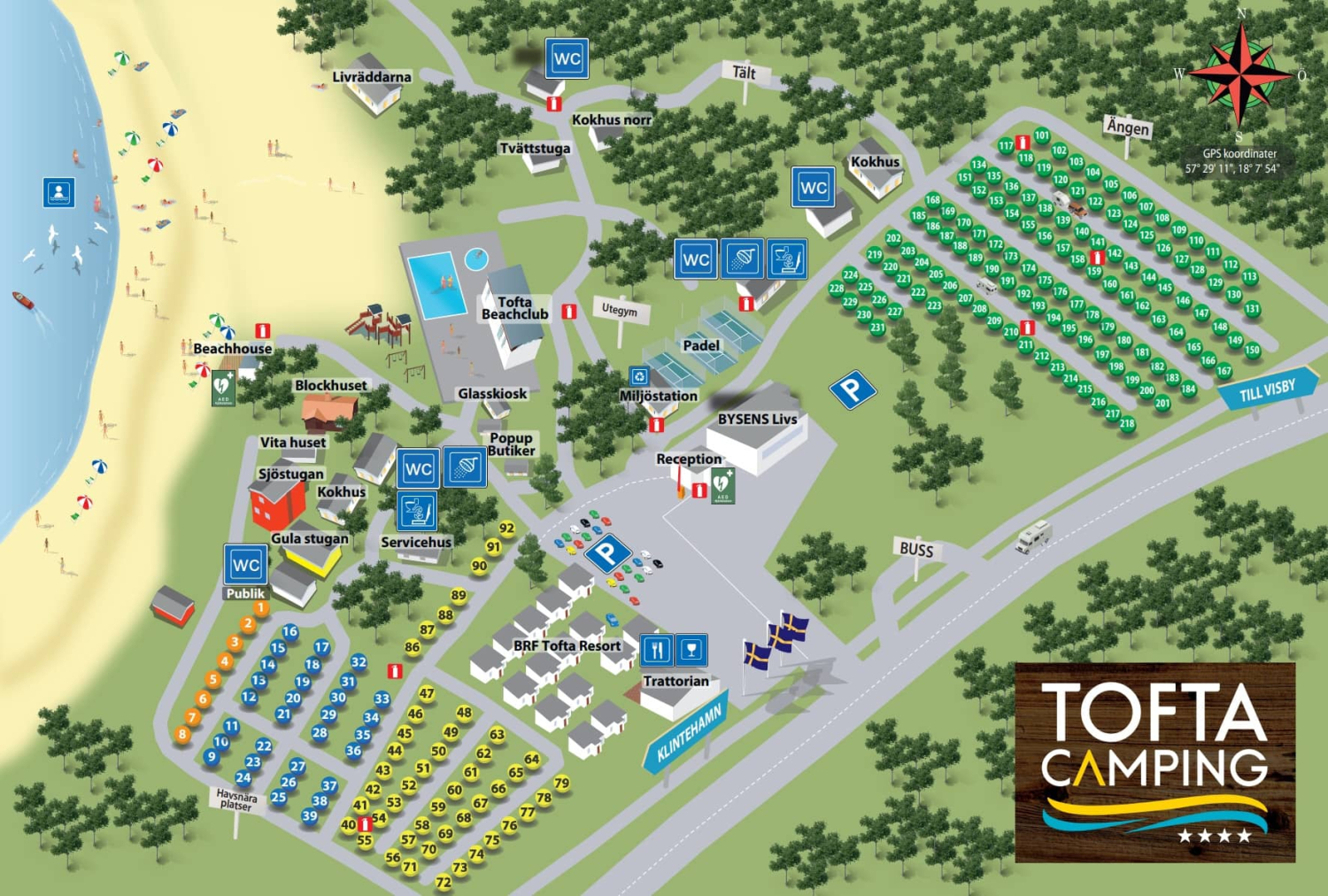 Tofta Camping - Havsnära camping och stugor på Gotland